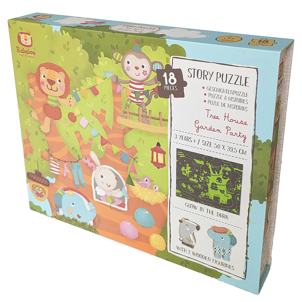 Tree House Garden Party Story Puzzle – Bababoo and friends® - USA